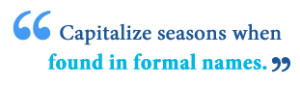 Do I Capitalize Seasons? - Writing Explained