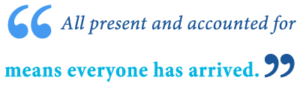 What Does All Present and Accounted For Mean? - Writing Explained