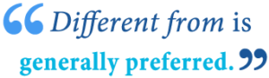 Different From or Different Than: What’s the Difference? - Writing ...