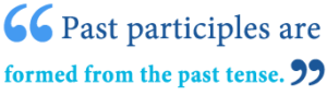 What is a Participle? Definition, Examples of English Participles ...