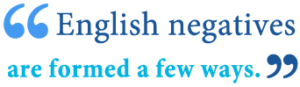What is a Double Negative? Definition, Examples of English Double ...