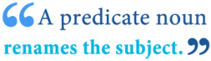 What is a Predicate Noun? Definition, Examples of Predicate Nouns ...