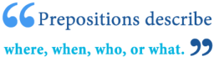 What is a Preposition? Definition, Examples, and List of Prepositions ...