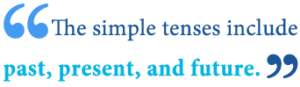What are the Simple Tenses? Past, Present, Future Tenses in English ...