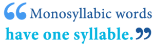 What is a Syllable? Definition, Examples of English Syllables - Writing ...