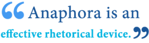 What is Anaphora? Definition and Examples of Anaphoric Literature ...