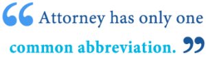 What is the Abbreviation for Attorney? - Writing Explained
