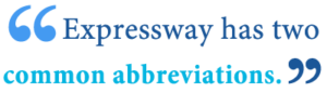 What is the Abbreviation for Expressway? - Writing Explained