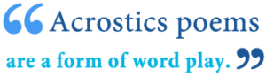 What is an Acrostic Poem? Definition, Examples of Literary Acrostics ...