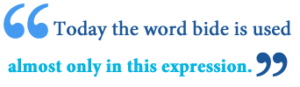 What Does to Bide One’s Time Mean? - Writing Explained
