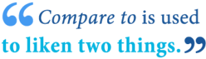 Compare To or Compare With: What’s the Difference? - Writing Explained