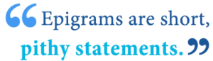 What is an Epigram? Definition and Examples of Epigrams - Writing Explained