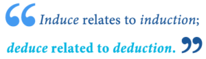 Deduce vs. Induce – What’s the Difference? - Writing Explained