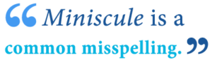 Miniscule or Minuscule – Which Spelling is Correct? - Writing Explained