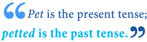 Pet vs. Petted – Which is Correct? - Writing Explained