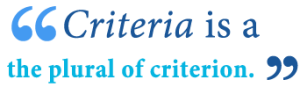 Criteria vs. Criterion: What’s the Difference? - Writing Explained
