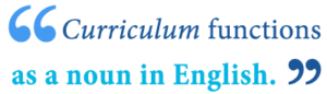 What is the Abbreviation for Curriculum? - Writing Explained
