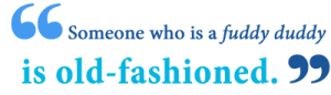 What Does Fuddy Duddy Mean? - Writing Explained