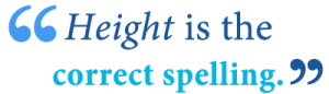 Height vs. Heighth – What is the Difference? - Writing Explained