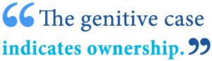 What is the Genitive Case? Definition, Examples of English Genitive ...