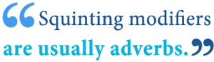 What is a Squinting Modifier? Definition, Examples of Misplaced Modifiers - Writing Explained