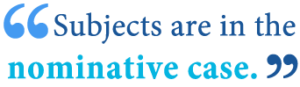 What is the Nominative Case? Definition, Examples of Nominative ...