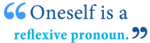 Oneself or One’s Self – What’s the Difference? - Writing Explained