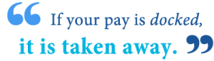 What Does Dock My Pay Mean? - Writing Explained