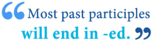What is a Past Participle? Definition, Examples of English Past ...